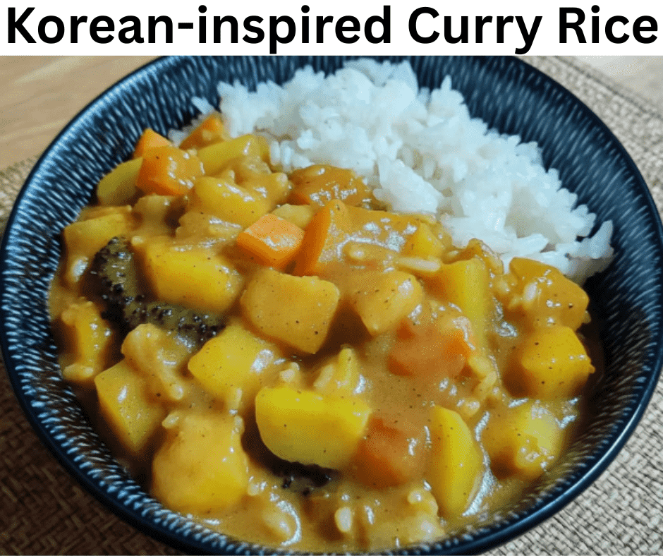 Korean-inspired Curry Rice - vegan Dinner - Cooking Ideas | feedod.net