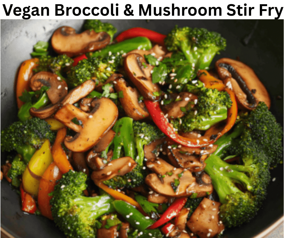 Broccoli & Mushroom Stir Fry - vegan Dinner - Cooking Ideas | feedod.net