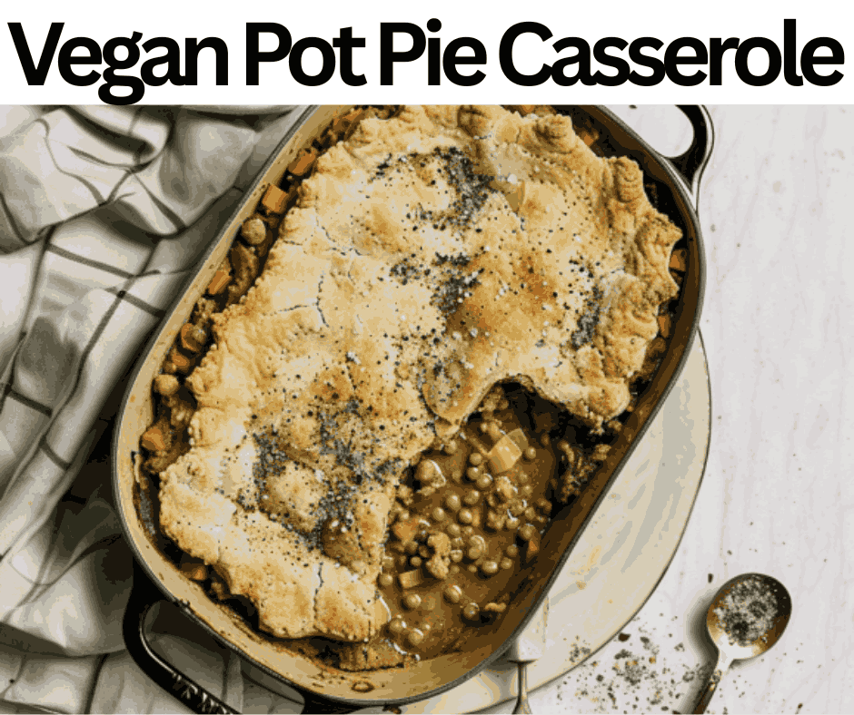 Vegan Pot Pie Casserole - vegan Dinner - Cooking Ideas | feedod.net